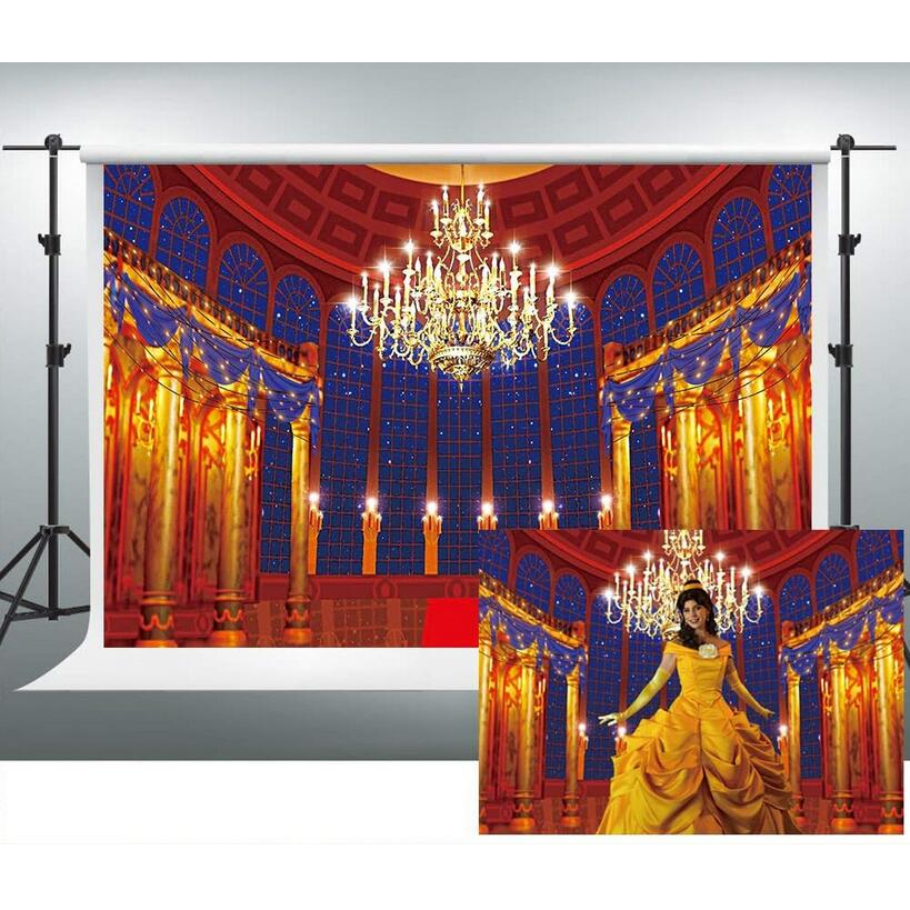 Ballroom Backdrop for Photography Beast's Palace Background for Girl ...