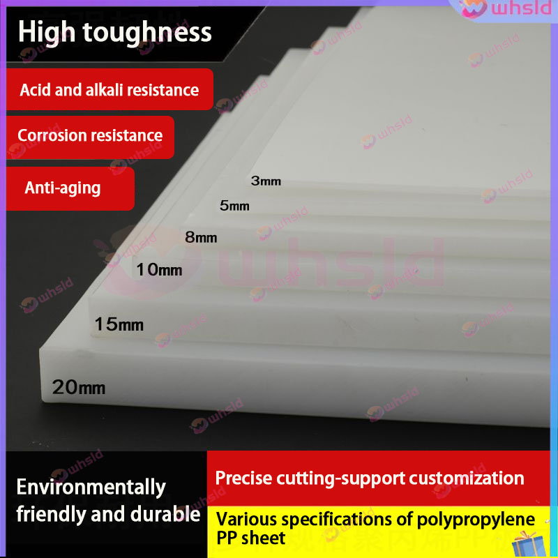 White Pp Plate Plastic Hard Board Waterproof Plastic Separator Rubber ...