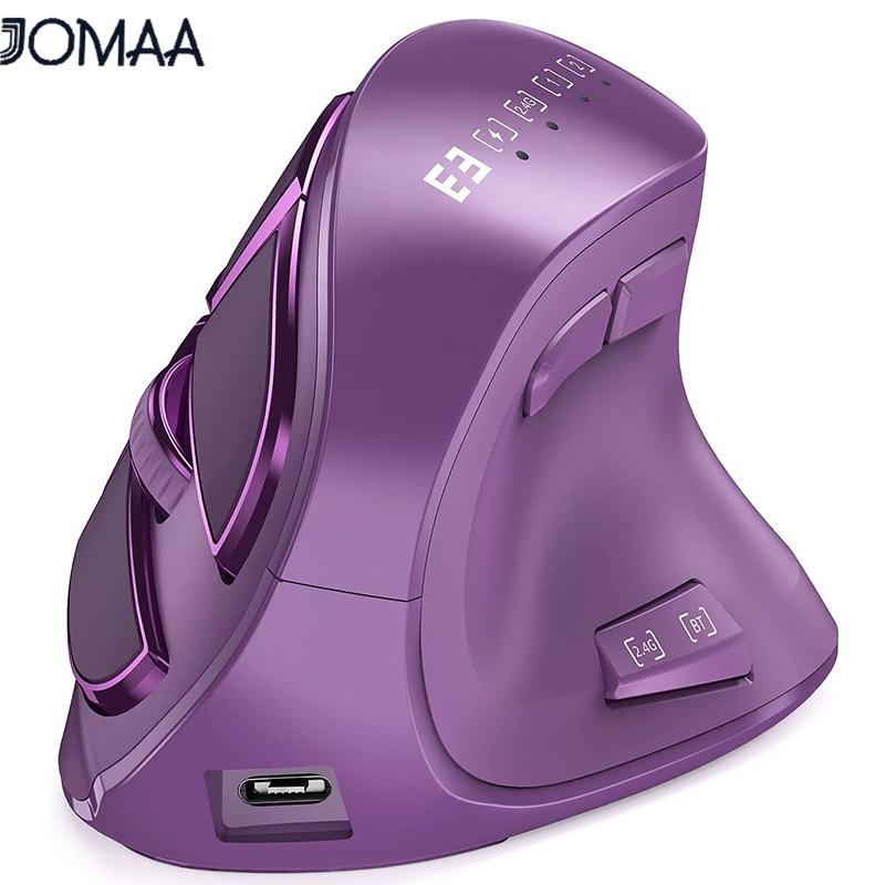 Jomaa Wireless Vertical Mouse Bluetooth Rechargeable Ergonomic Mice for ...