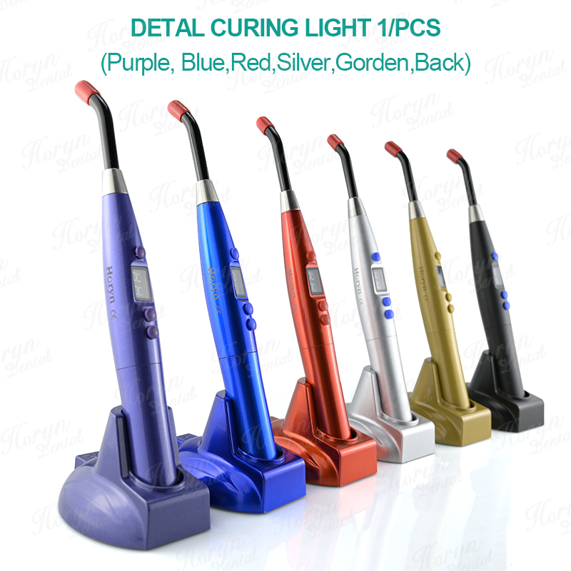 Dental Wireless UV LED Curing Light Blue Cordless 5-40 Seconds Cure ...