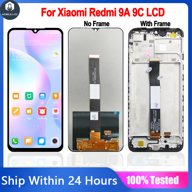 Original LCD For Xiaomi Redmi 9A 9C Screen LCD Display Touch Screen ...