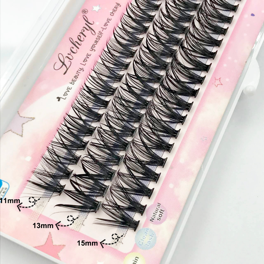 10D/20D/30D/40D Eyelash Extension Set With Glue 200 Bundles D Curl ...