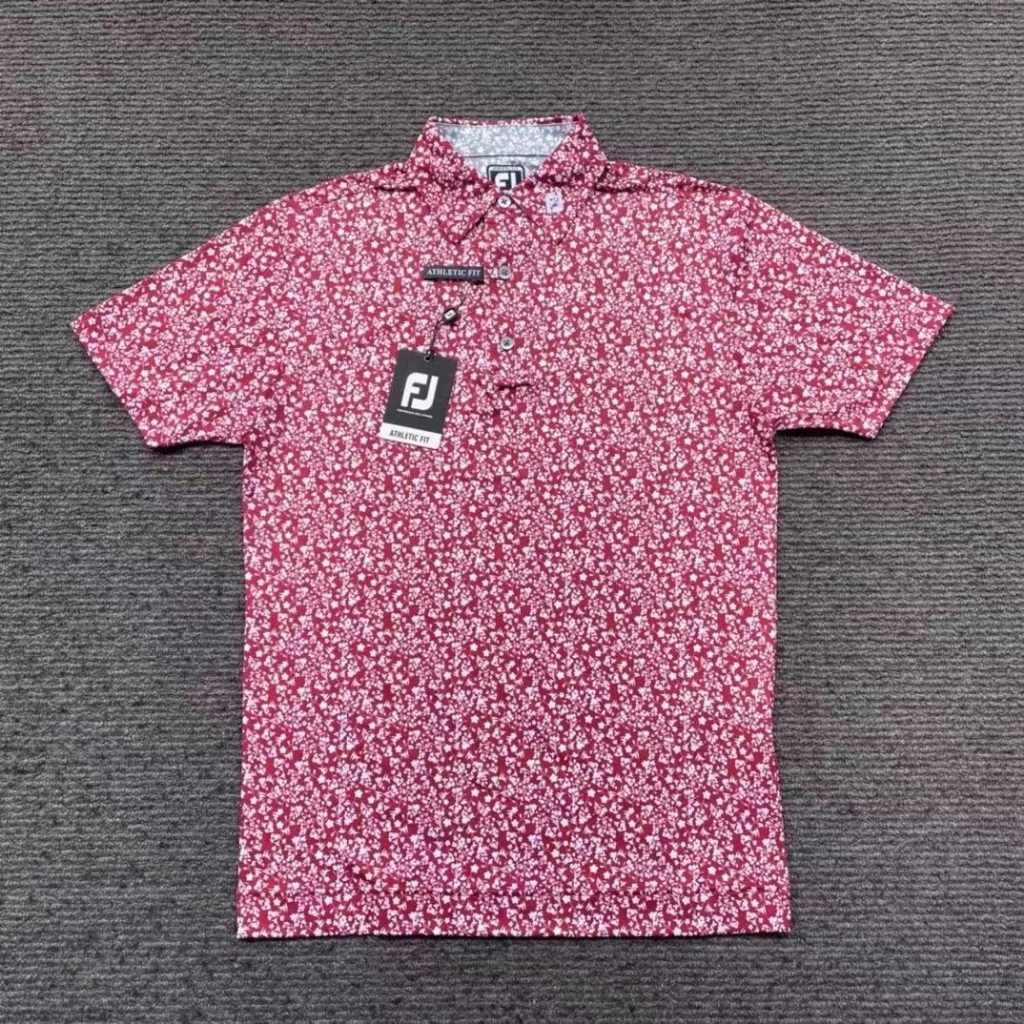 Footjoy USA FJ Men's Golf Short Sleeve T-shirt Quick Dry Breathable Sun ...