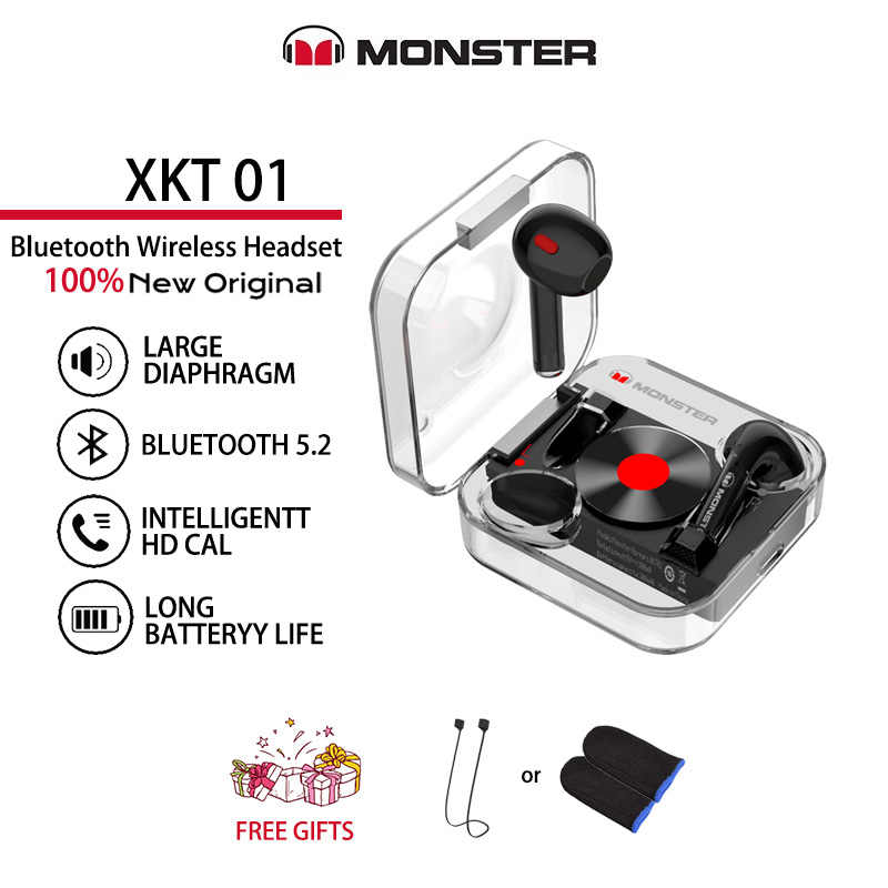 Monster Airmars XKT01 Wireless Bluetooth 5.2 Earphone TWS HiFi Music ... Monster Airmars XKT01 Wireless Bluetooth 5.2 Earphone TWS HiFi Music ...