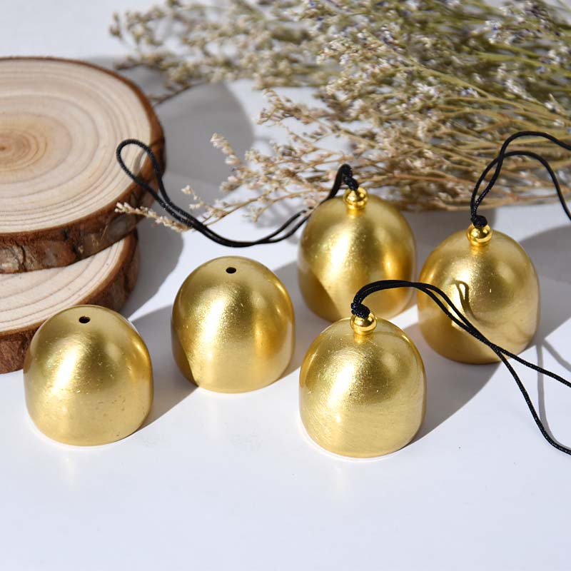DIY Brass Mini Bell Christmas Metal Bell Decoration Pendant Door Bell ...