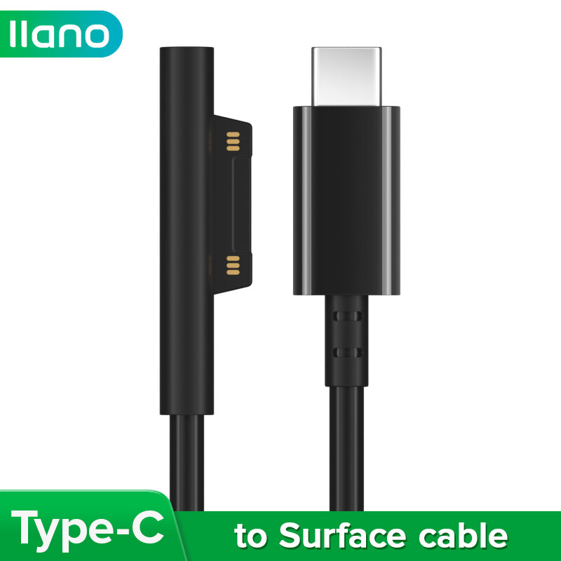llano 1.8m Black Surface Connector to USB C Charging Cable Compatible ...
