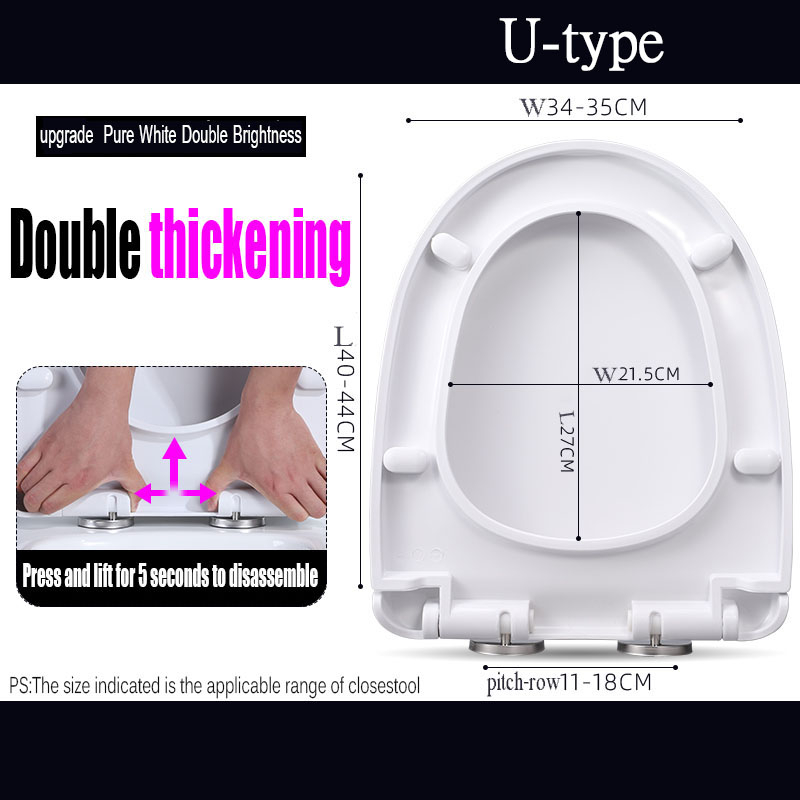 Local shipment 】100% Original Toilet Seat Toilet Cover Replacement With ...