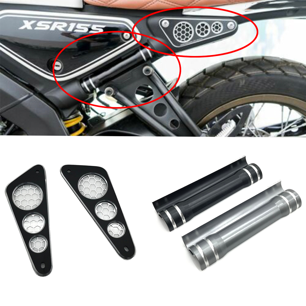 Motorcycle CNC Aluminum Rear Frame Cover Guards Protector Set ( Left ...