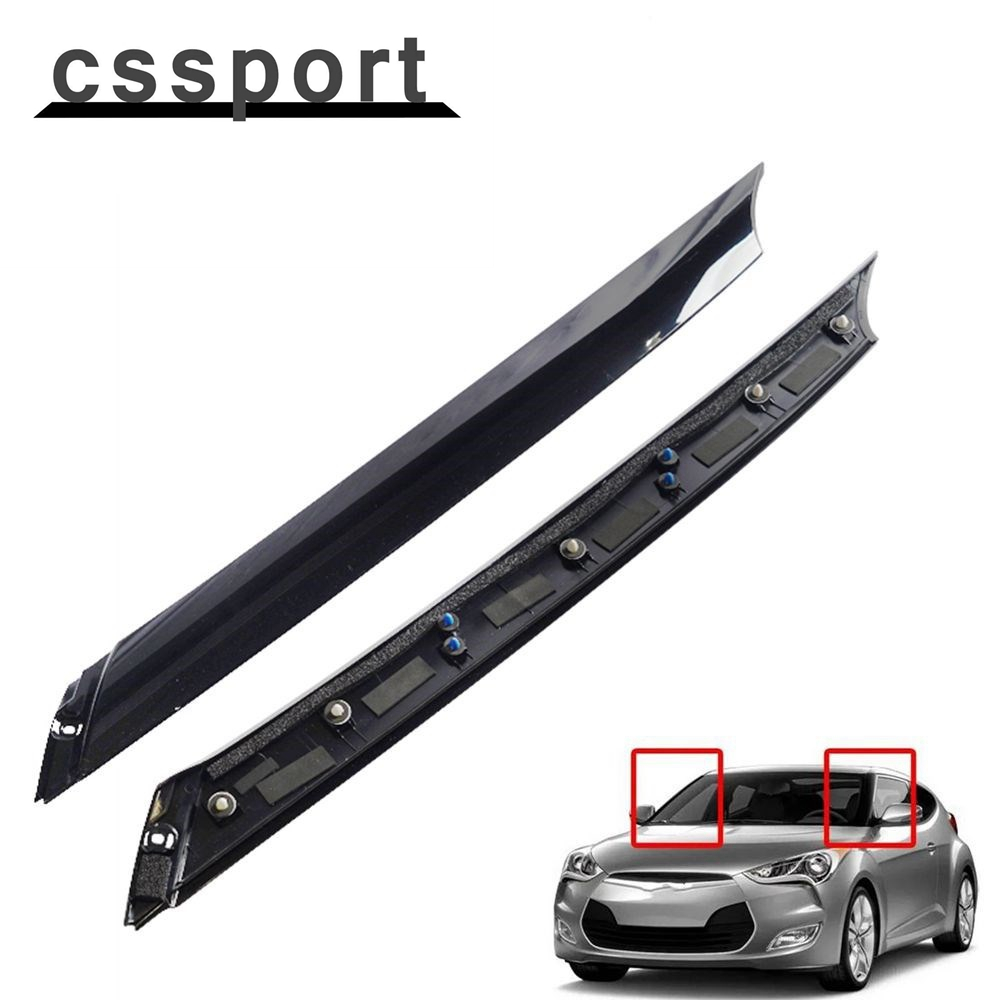 Car Windshield A Pillar Trim Strip Front Left Right Side For Hyundai ...