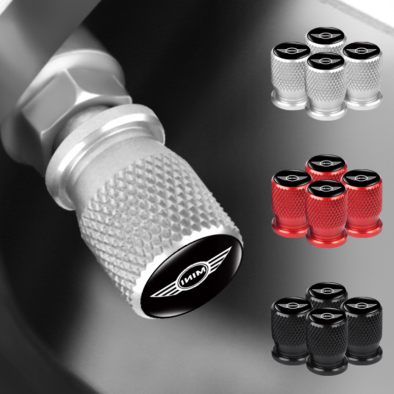 4pcs Upgrade Alloy Car Tire Leak-proof Cap Threaded Styling Car Wheel ...