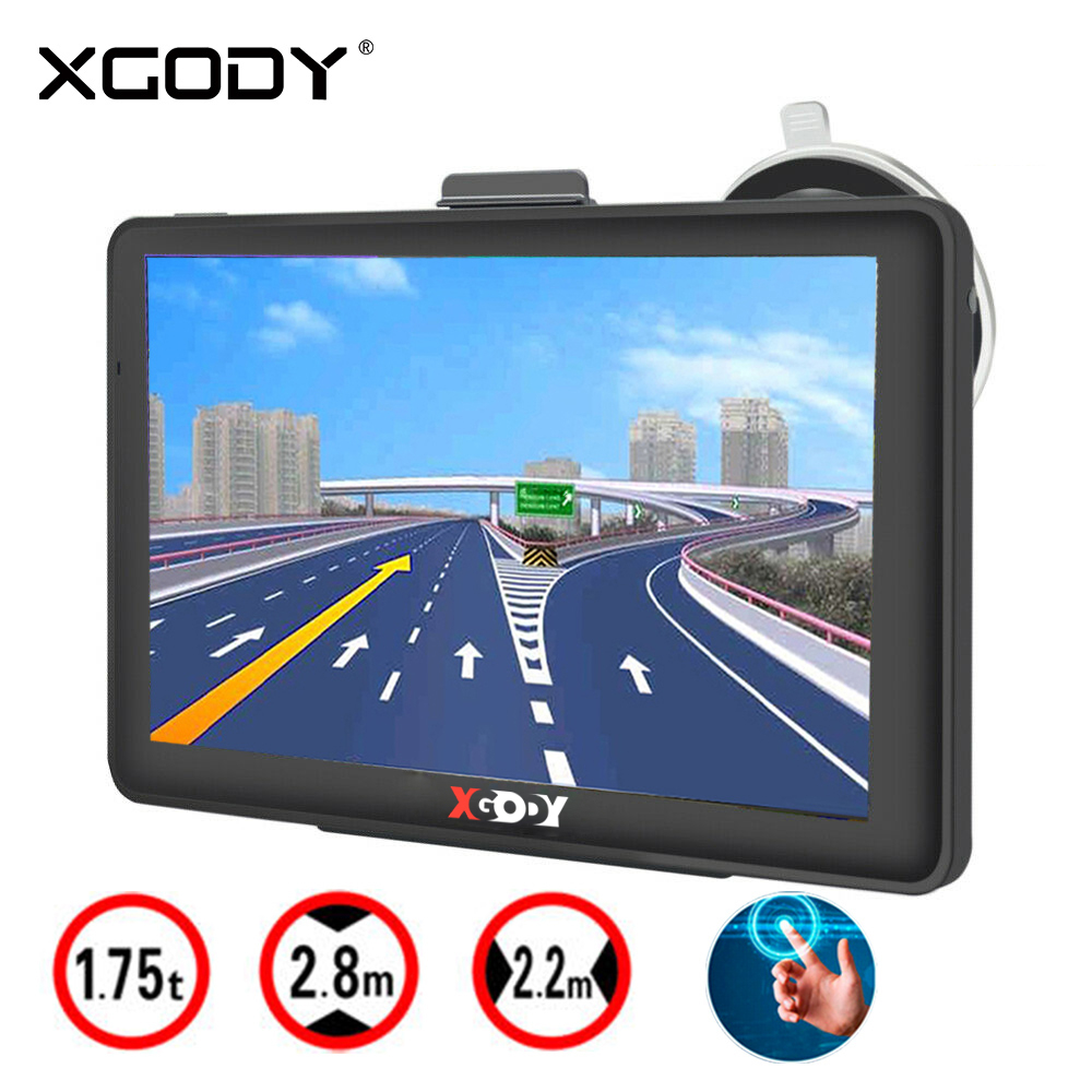 XGODY X4F 9'' Car Truck GPS 3D Navigation Portable TFT Touch Screen ...