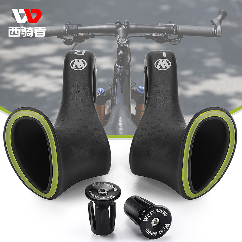 WEST BIKING Bicycle Auxiliary Handle Mountain Bike Handle Claw Handle ...