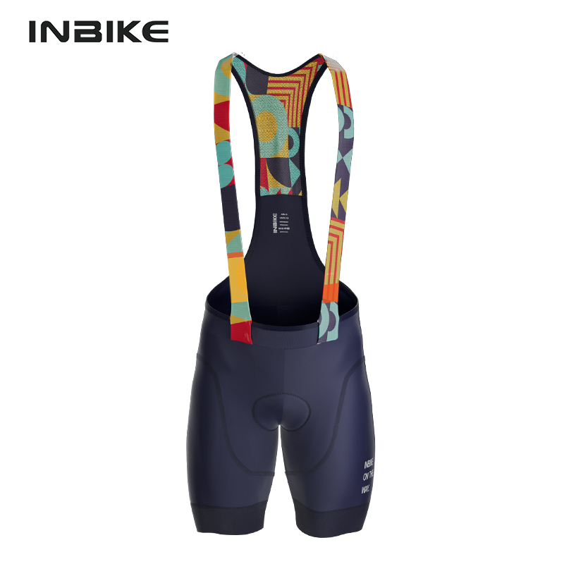 INBIKE Men's Bike Bib Shorts 4D Padded Breathable Road Bike Mountain Bike Cycling Pants summer ...