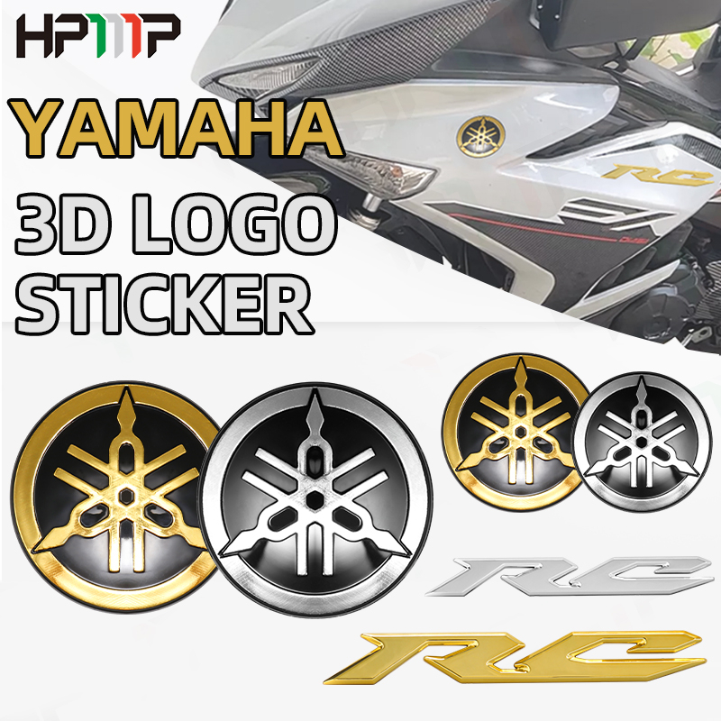Y15 LC135 YAMAHA EMBLEM LOGO STICKER 3D LOGO STICKER Y15ZR Y16ZR SRL115 ...