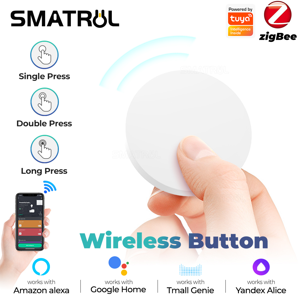 SMATRUL Tuya Zigbee Smart Key Switch Scene Switch Multi-Scene ... SMATRUL Tuya Zigbee Smart Key Switch Scene Switch Multi-Scene ...