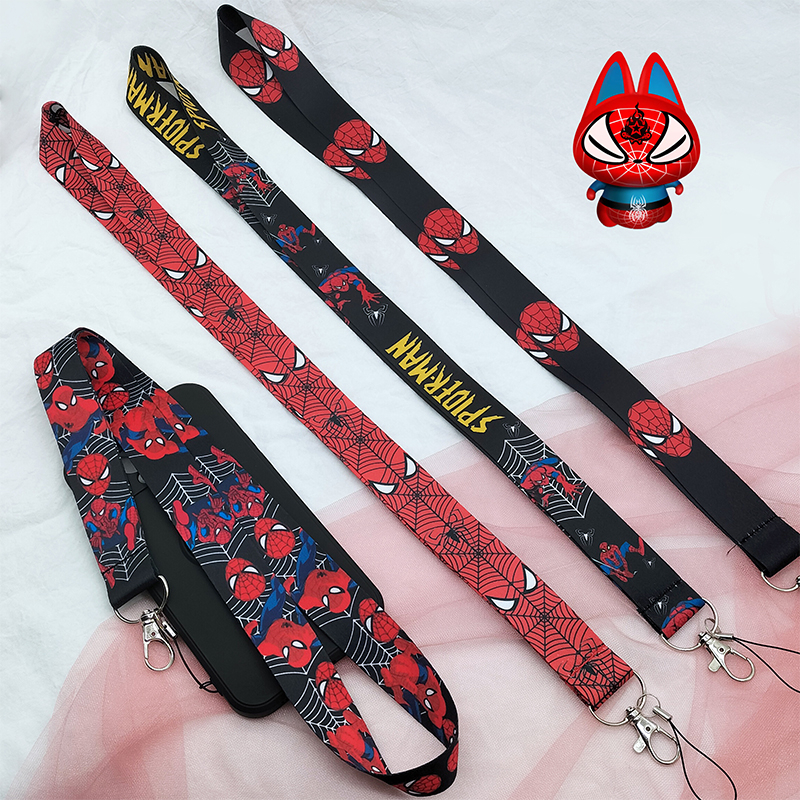 Spiderman Lanyard For Mobile Phone Case Sling Camera Rope For KeyChain ...