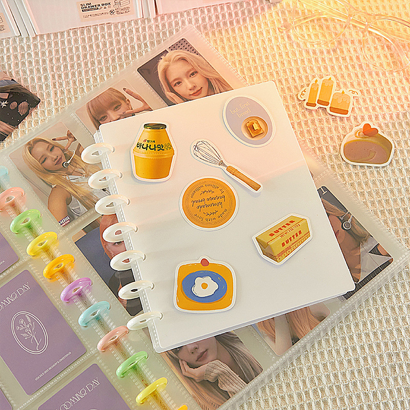 INS Style Pocket Photo Album Refill Pages with Album Cover Loose-leaf ...