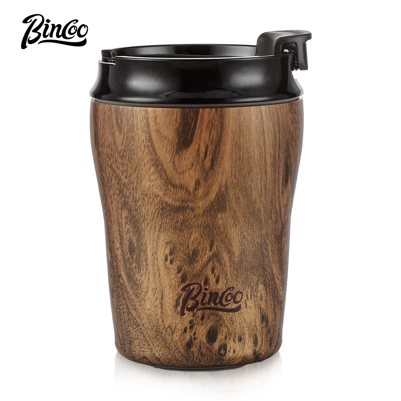 BINCOO Coffee Mug with Ceramic Liner Insulation Cup Retro Accompanying ...