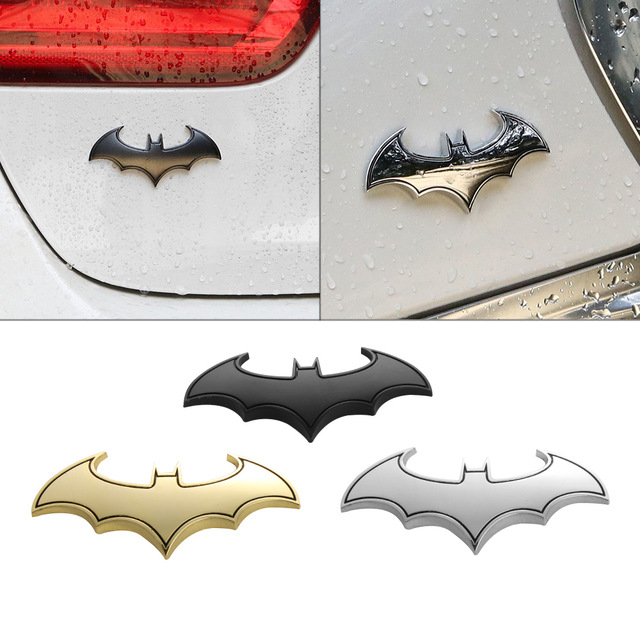 1Pc 3D Metal Bat Car Sticker Auto Logo Sticker Emblem Badge Motorcycle ...