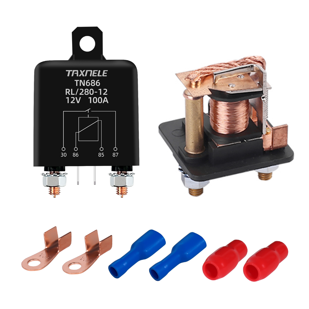 High Current Relay Starting relay 200A 100A 12V/24V Power Automotive ...
