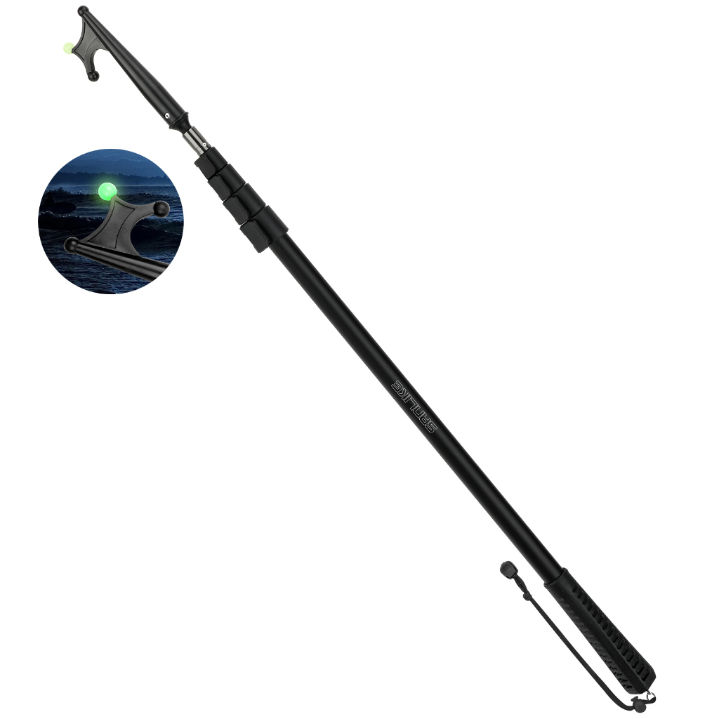 SANLIKE Adjustable Boat Hook - Floating Durable Rust-Resistant with ...