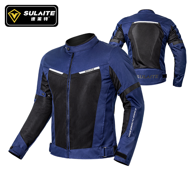 SULAITE Riding Motorcycle Jacket Mesh Anti-drop Breathable Off-Road ...