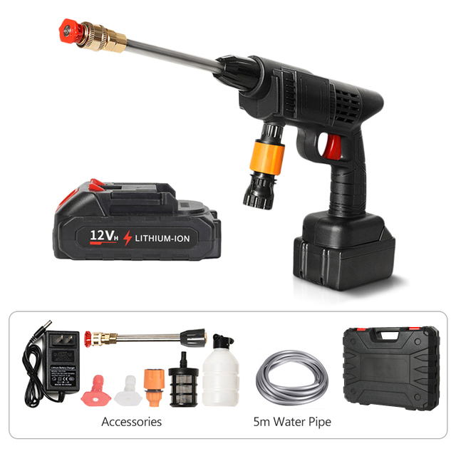 998VF Water Jet Cordless Car Wash Floor Tiles Cleaner Spray Gun Water ...