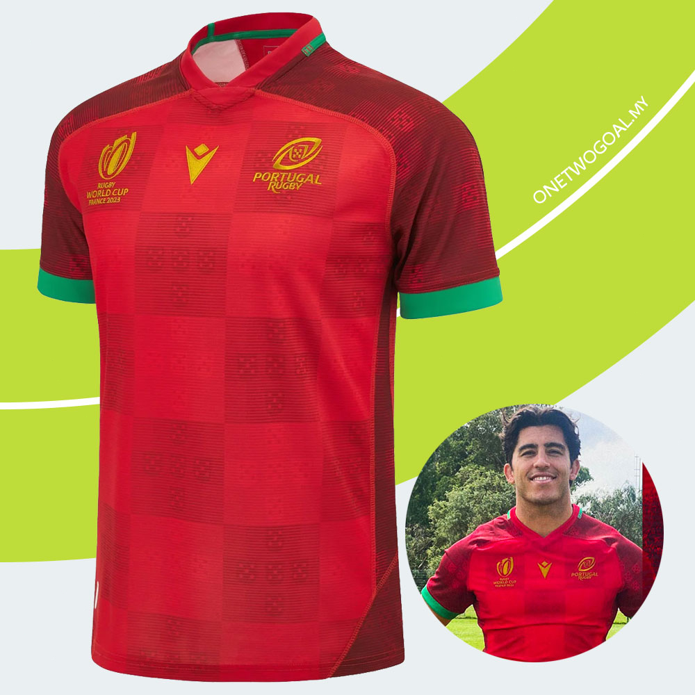RWC 2023 Portugal Rugby Jersey World Cup Men Sports Shirts | Shopee ...