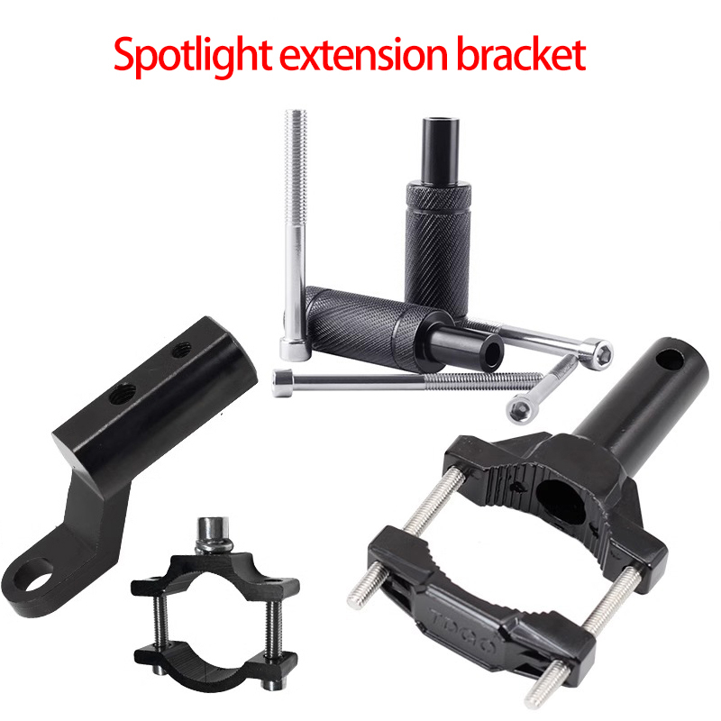 Motorcycle Spotlight Expansion Bracket Universal Mount Bracket Bumper ...