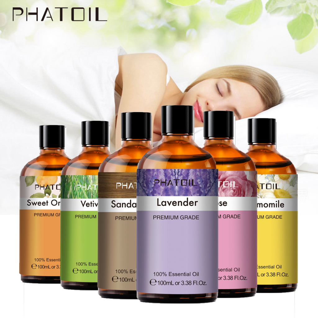 [Sleep Better] PHATOIL 100ML Vetiver Lavender Rose Essential Oil ...