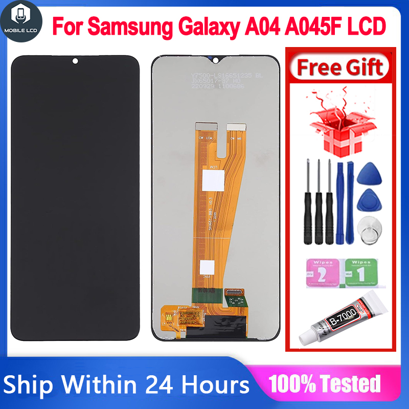 Original LCD For Samsung Galaxy A04 LCD A045 A045M A045F A045F/DS ...