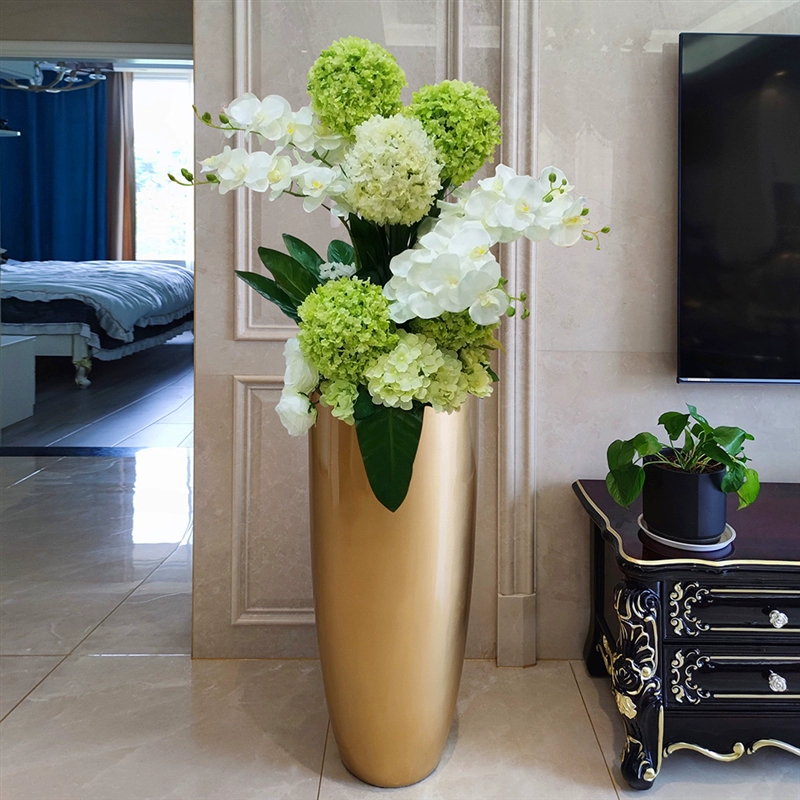 large artificial flower with pot fake flower decoration set luxury ...