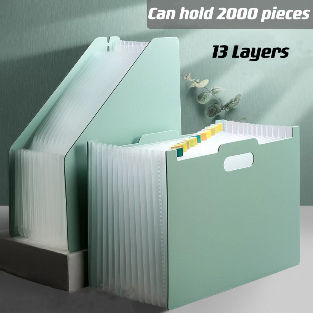 Expanding File Folder Standing A4 File Organizer Magazine Basket ...