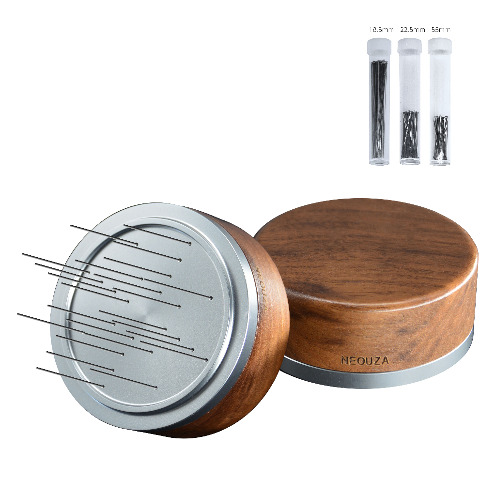 NEOUZA 51mm 53mm WDT Tool Spinning Espresso Stirrer，24 Needles Coffee ...
