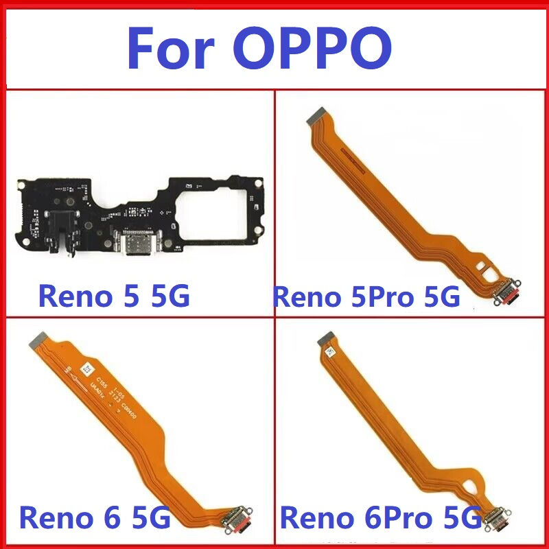Charger Charging Port Board Display Flex Cable Connector For OPPO Reno Reno 5 6 Pro 5G ...
