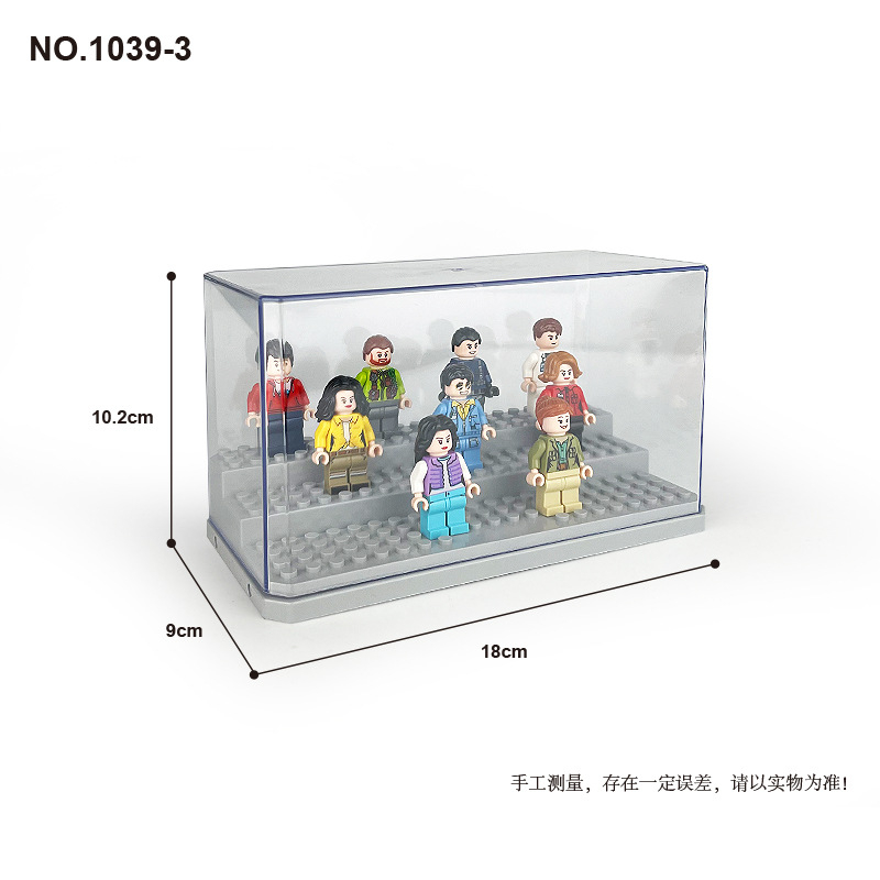 1039-3 Dustproof Acrylic Figures City Car Model Collection Display Box ...