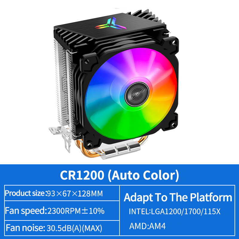 Jonsbo Tower CPU Cooler CR1200 CR1200E PC Computer 90mm Fan 2 Heat ...