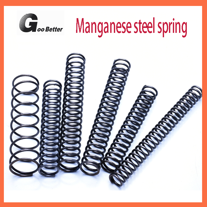 65 Manganese Steel Spring Black Compression Spring Wire Diameter Length ...