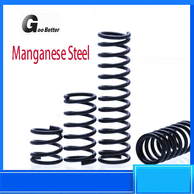 65 Manganese Steel Spring Black Compression Spring Wire Diameter 0.3 ...