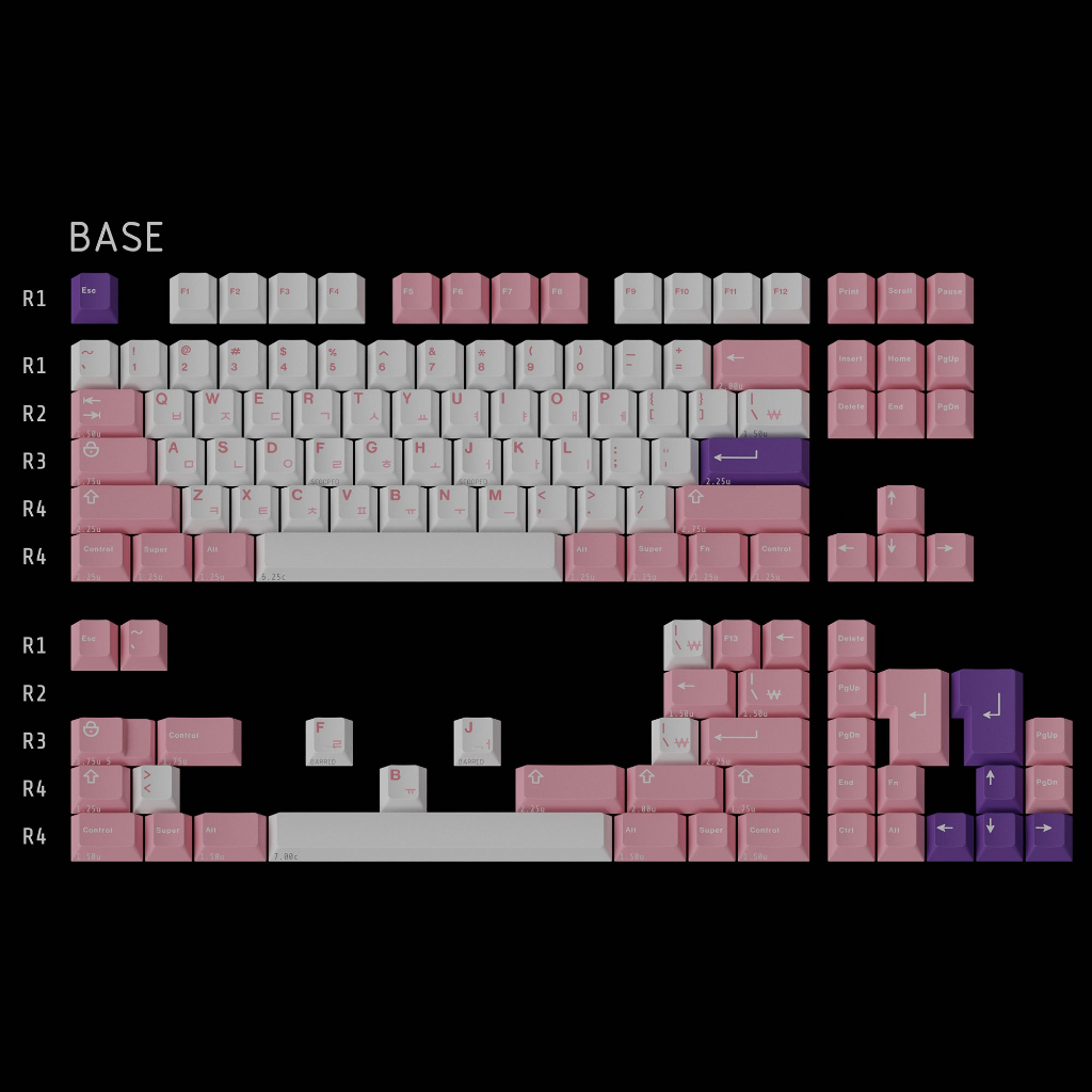 KBDfans EPBT SUPERSTAR keycaps Cherry Profile PBT Keycaps | Shopee Malaysia