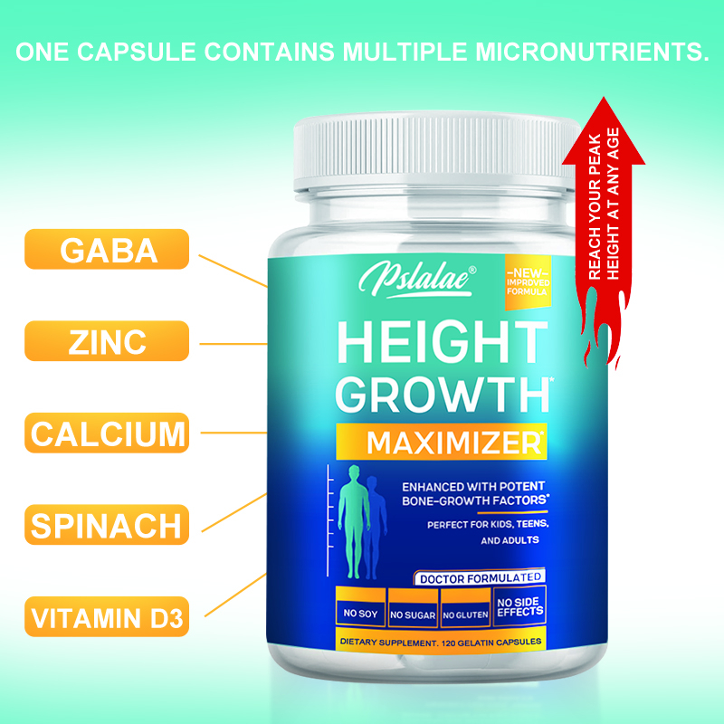 Height Growth Capsules - Growth Capsules with Calcium for Bone Strength ...
