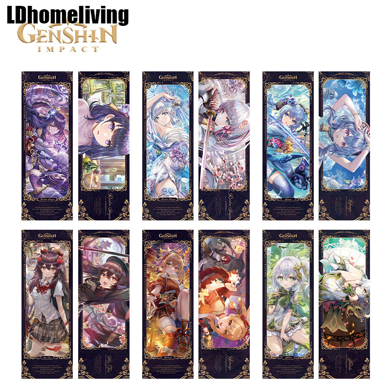 Genshin impact star laser ticket bookmark shogun nahida bookmark ...