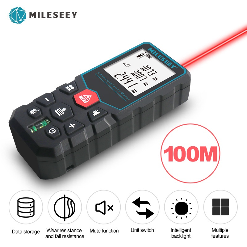 Mileseey Professional Laser Rangefinder X5 40M 60M 80M 100M High ...