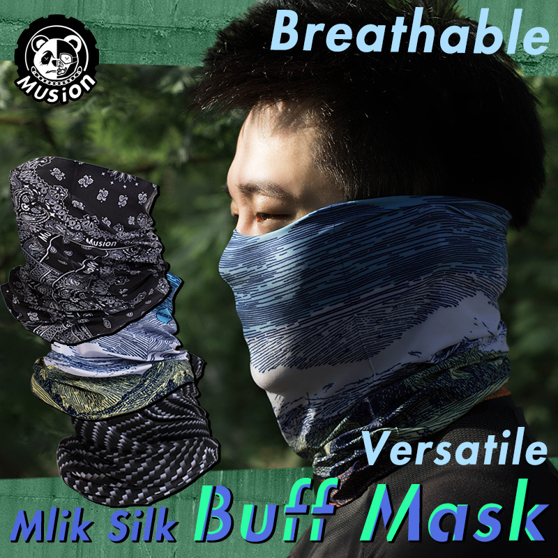 Musion Sun Protection Mask Seamless Ice Silk Motorcycle Bandana Scarf ...