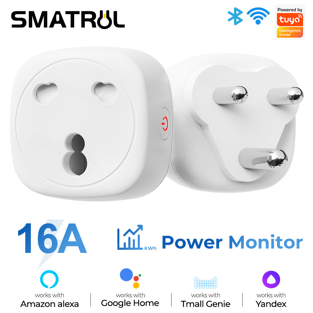 SMATRUL Universal Heavy Duty Tuya Wifi Smart Socket 3 Pin Plug South ... SMATRUL Universal Heavy Duty Tuya Wifi Smart Socket 3 Pin Plug South ...