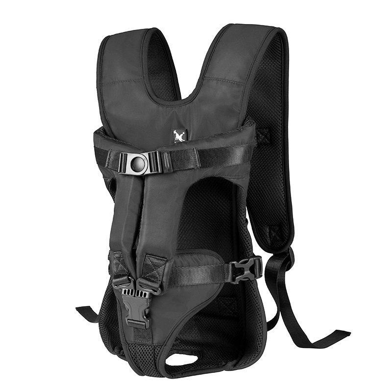 Pet Dog Motorcycle Riding Strap Bag Teddy Chest Back Dog Bag Bichon ...