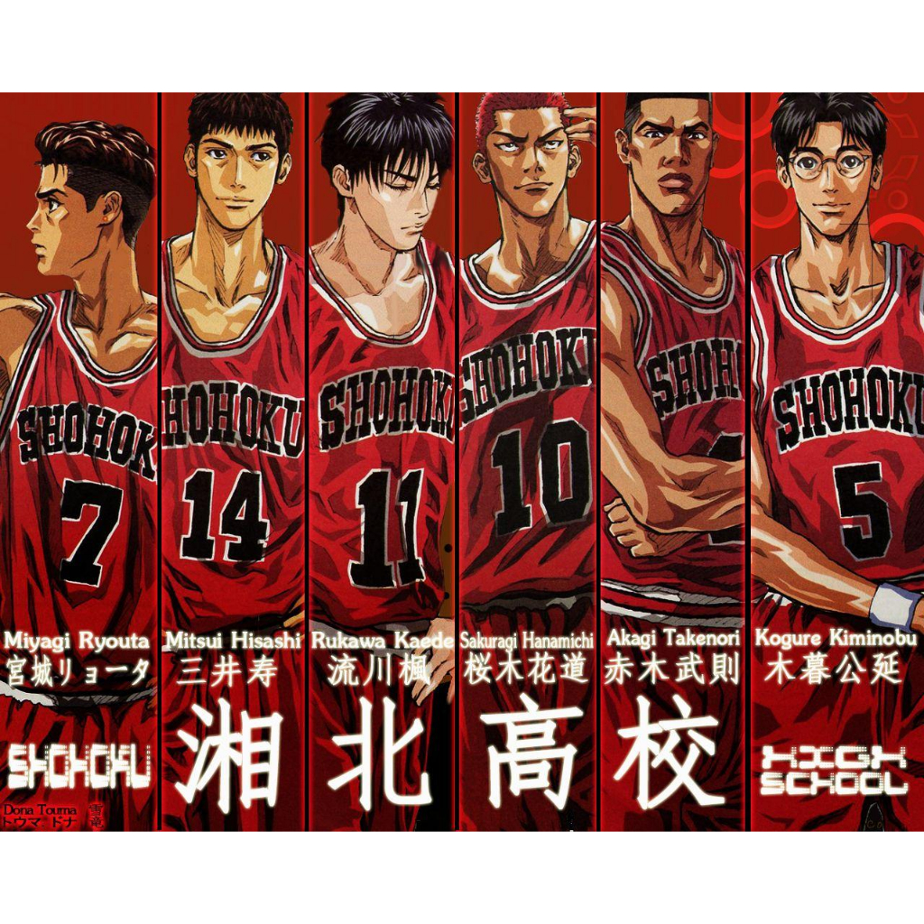 Japanese Slam dunk poster aesthetics sports basketball canvas painting ...