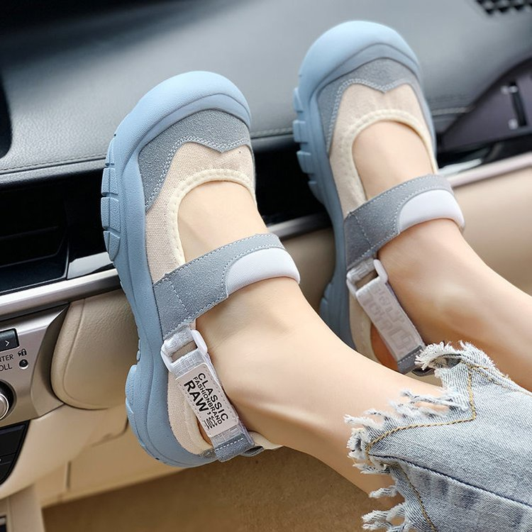 【IN STOCK】SWEETC Kasut Perempuan kasut tinggi Canvas Sandals niche ...