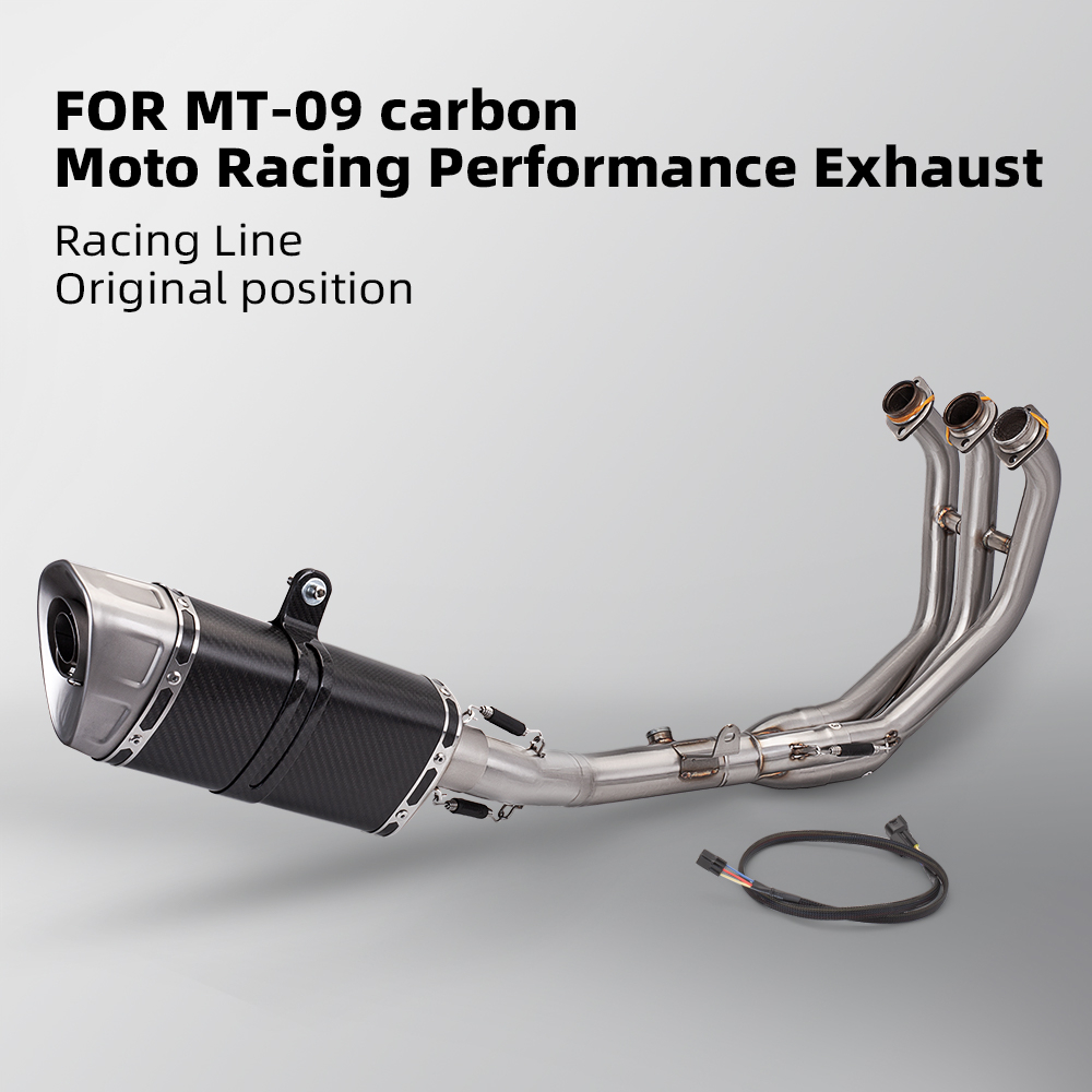 For MT09 MT09SP FZ09 2021-2023 Motorcycle Exhaust Pipe Full System M1 ...