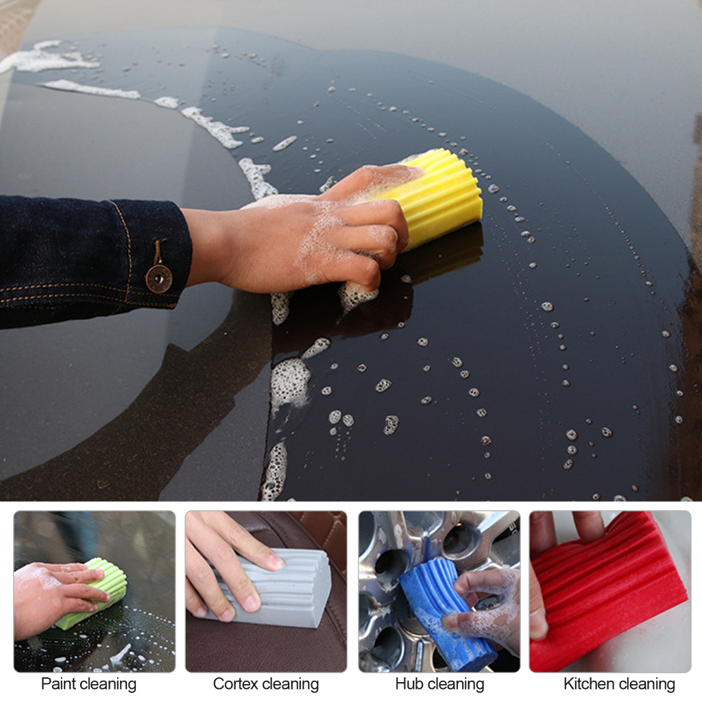 Multifunctional PVA Cleaning Sponge for Car Window Mirror Brush Pots ...